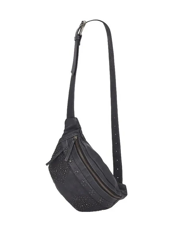 Free People Ana Adorned Sling Bag - Black