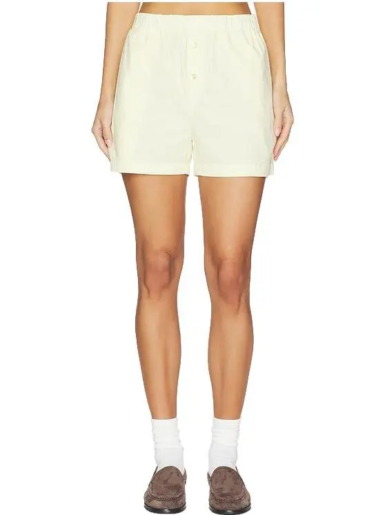 VIR VITA Isla Poplin Short - Butter