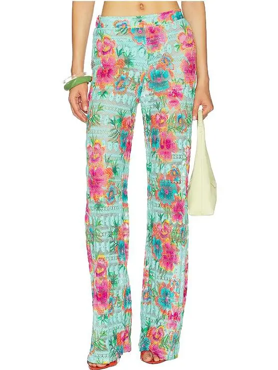 PQ High Waist Wide Leg Pants - Solana