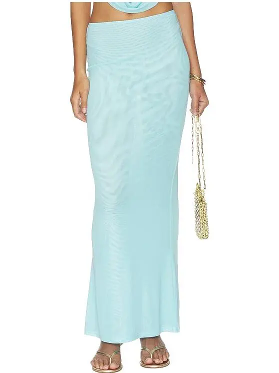 Superdown Maxi Skirt - Electric Blue