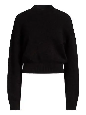 Jacquemus Alpaca Wool, Polyamide, And Merino Wool Sweater - Black