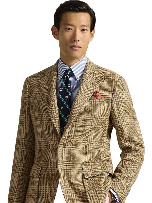Ralph Lauren Rl67 Summer Tweed Blazer - Tan/brown