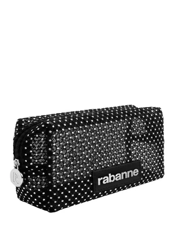 Rabanne Black Studded Pouch - Black Studded Rabanne Pouch