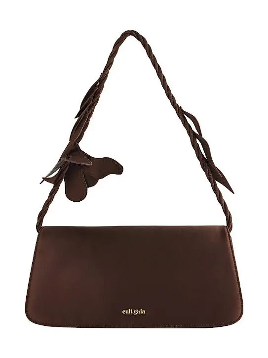 Cult Gaia Cosette Satin Shoulder Bag - Luwak