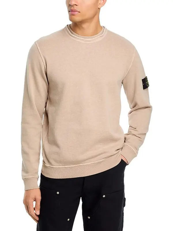Stone Island Malfile Fleece Sweatshirt - Desert Sand