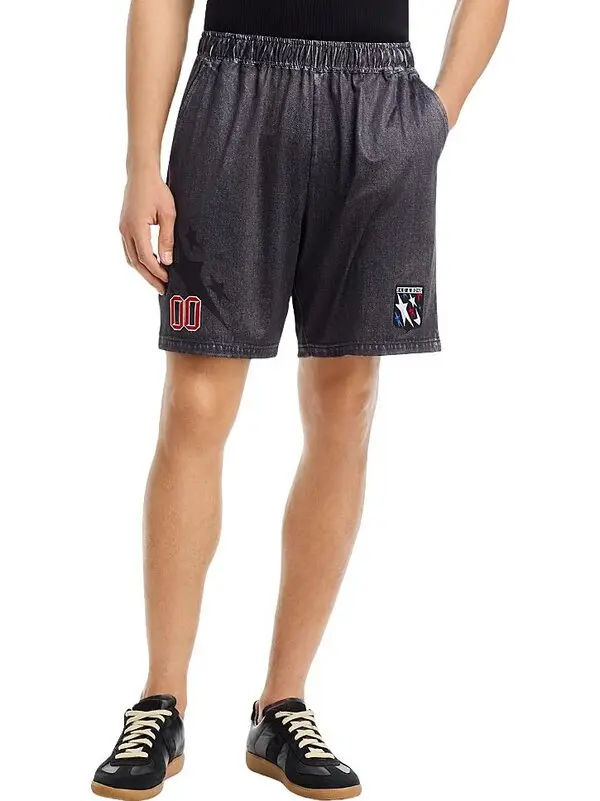 Rag & Bone Miramar Soccer Shorts - Black