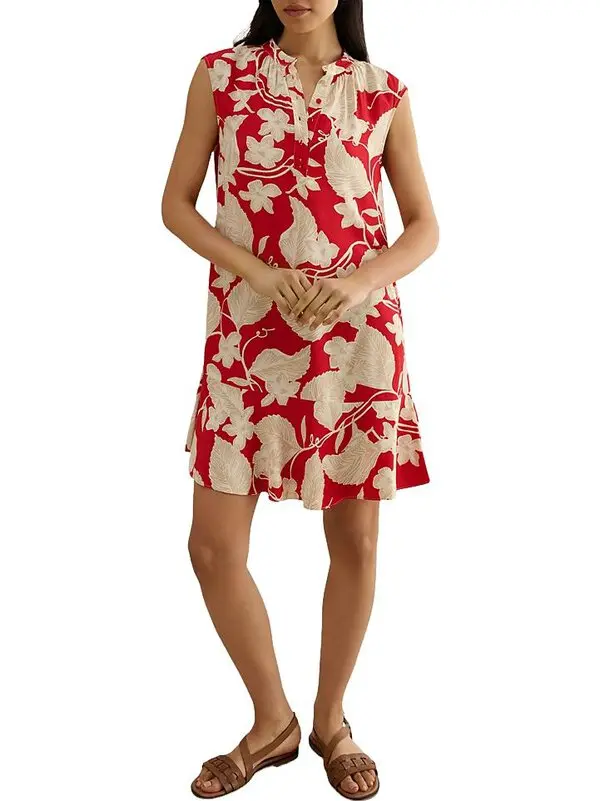 HOBBS LONDON Kesta Dress - Red Cream