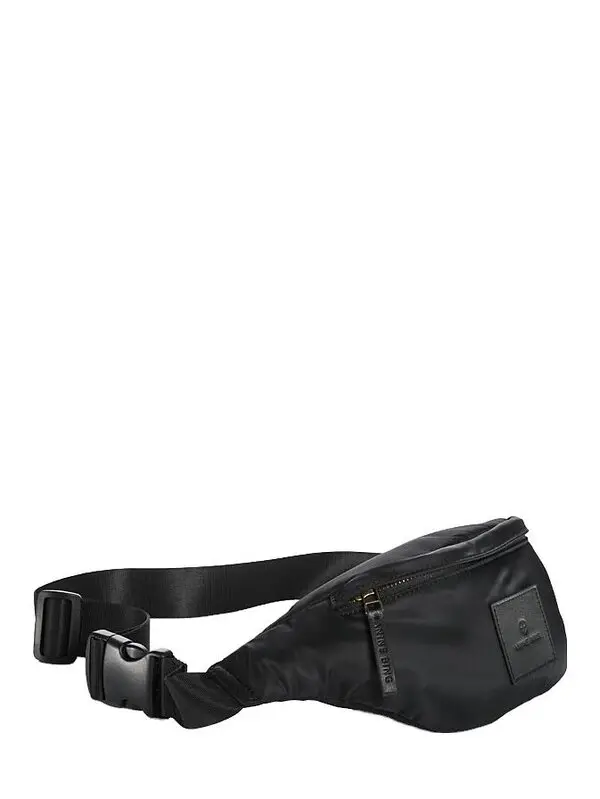 ANINE BING Leon Small Nylon Waist Bag - Black