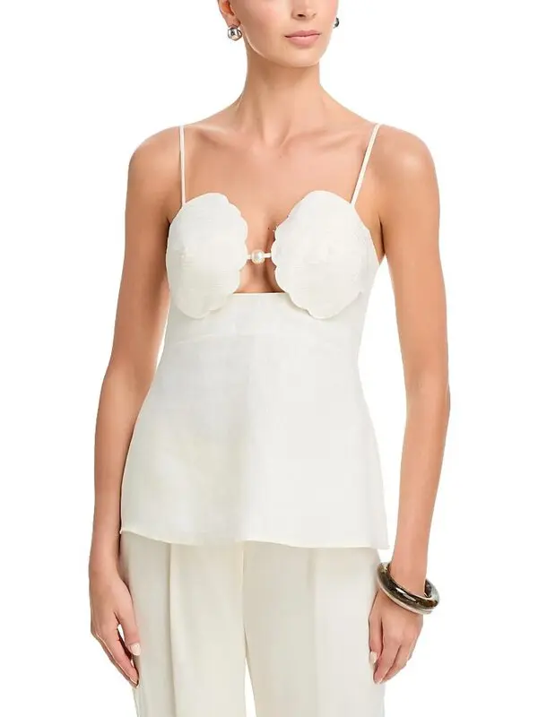 Farm Rio Shell Top - Off-white