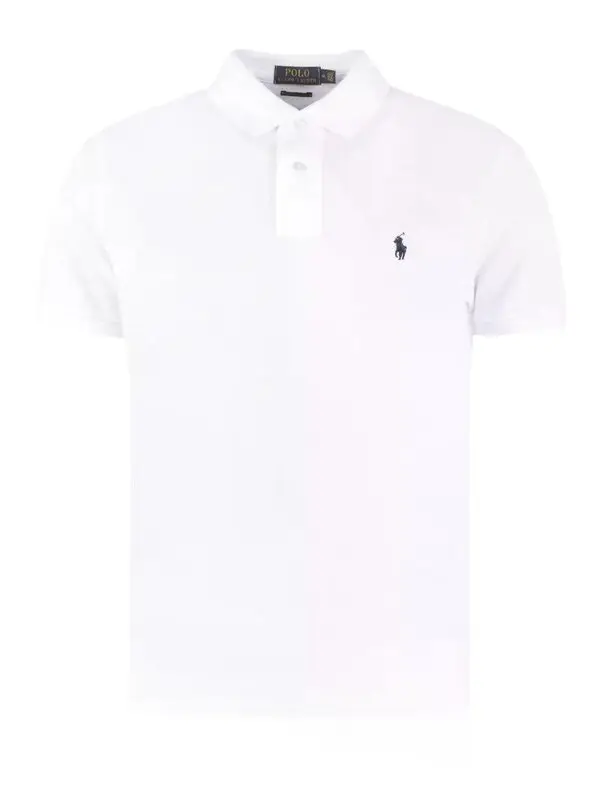 Polo Ralph Lauren Logo-embroidered Polo Shirt - White