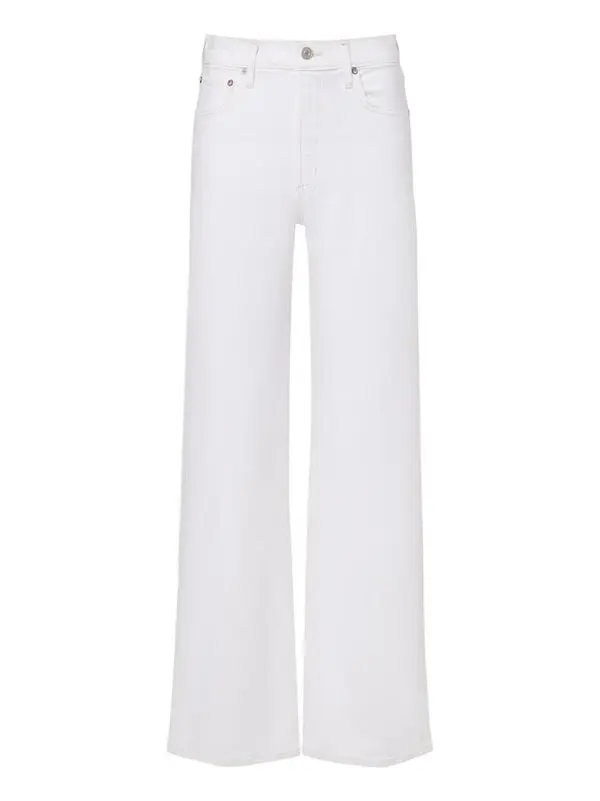 AGOLDE Harper Straight Jeans - White