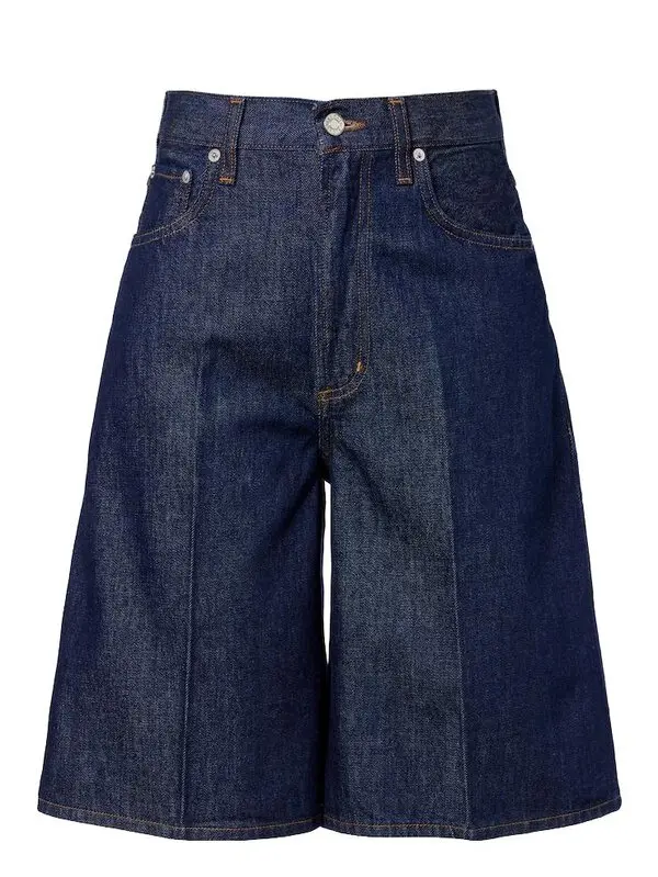 AGOLDE Nolan Denim Bermuda Shorts - Blue