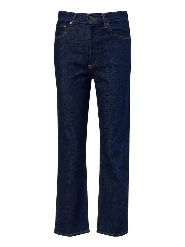 AGOLDE 90s Cropped Straight Jeans - Blue