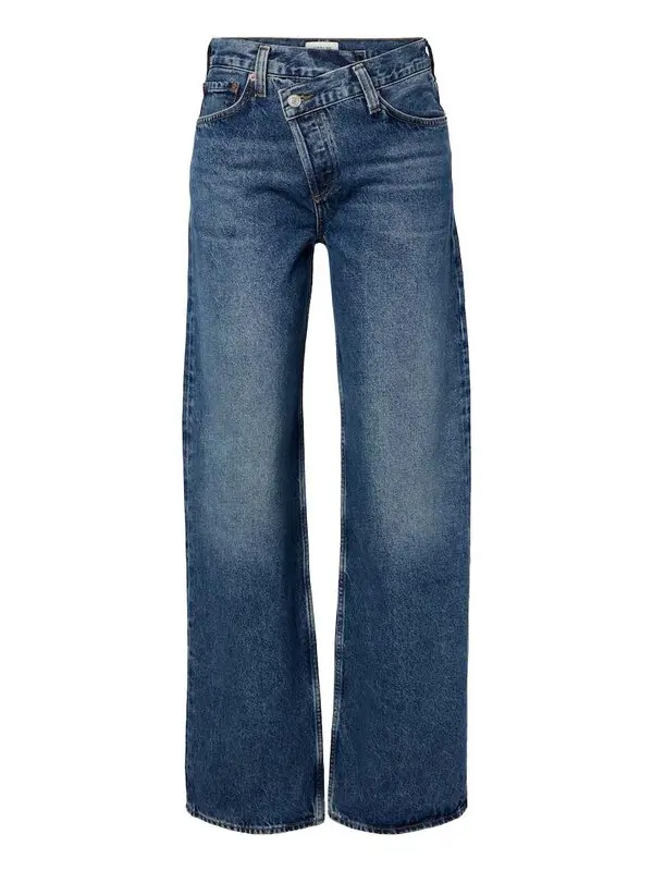 AGOLDE Arc Barrel-leg Jeans - Blue