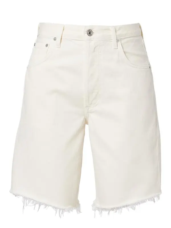 Citizens Of Humanity Ayla Denim Bermuda Shorts - White
