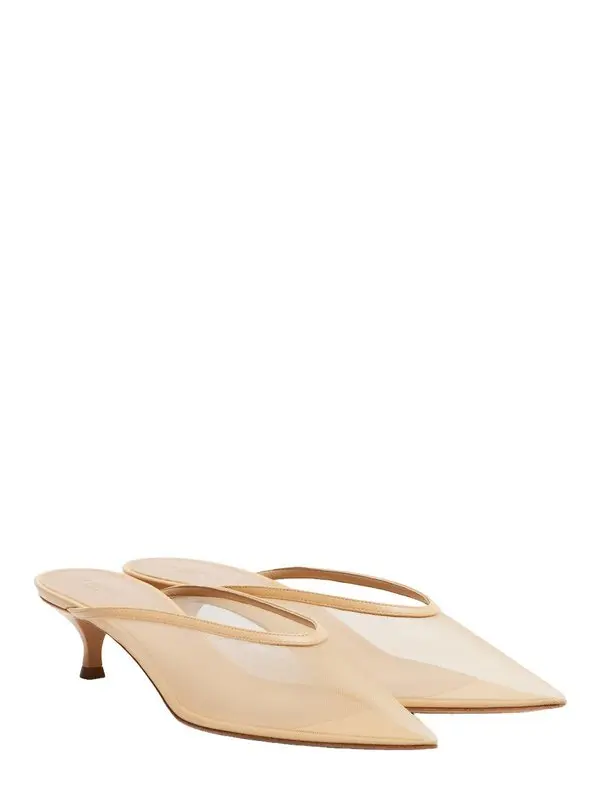 Le Monde Beryl Venetian Mules - Beige