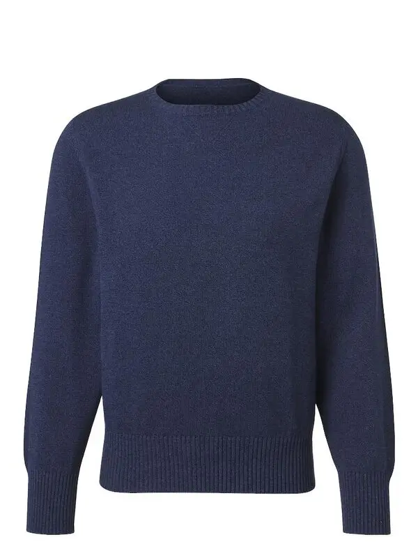 STOFFA Cotton Sweater - Blue
