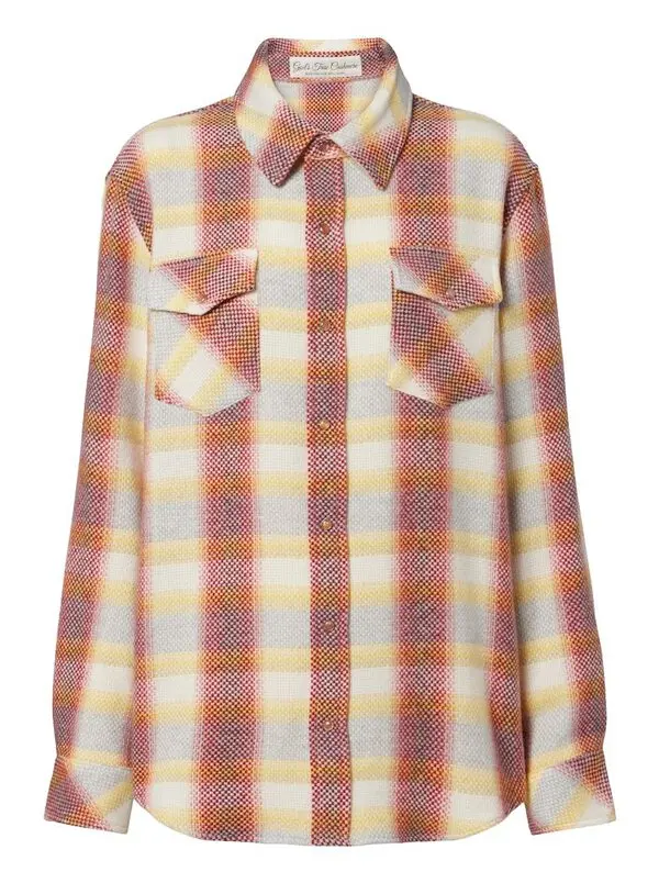 GOD'S TRUE CASHMERE Rose Blume Cashmere Shirt - Multicoloured