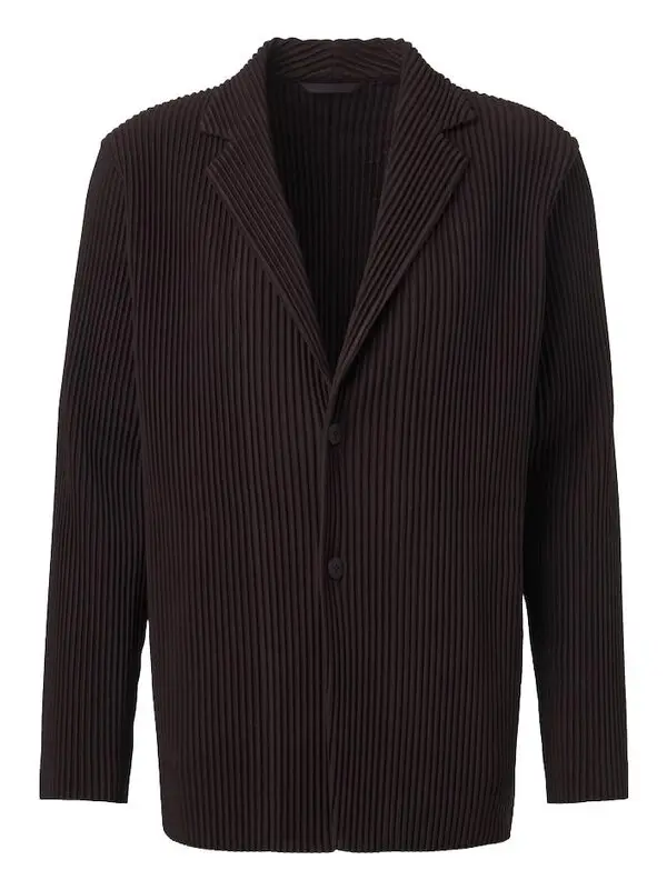 Issey Miyake Tailored Pleats Blazer - Black