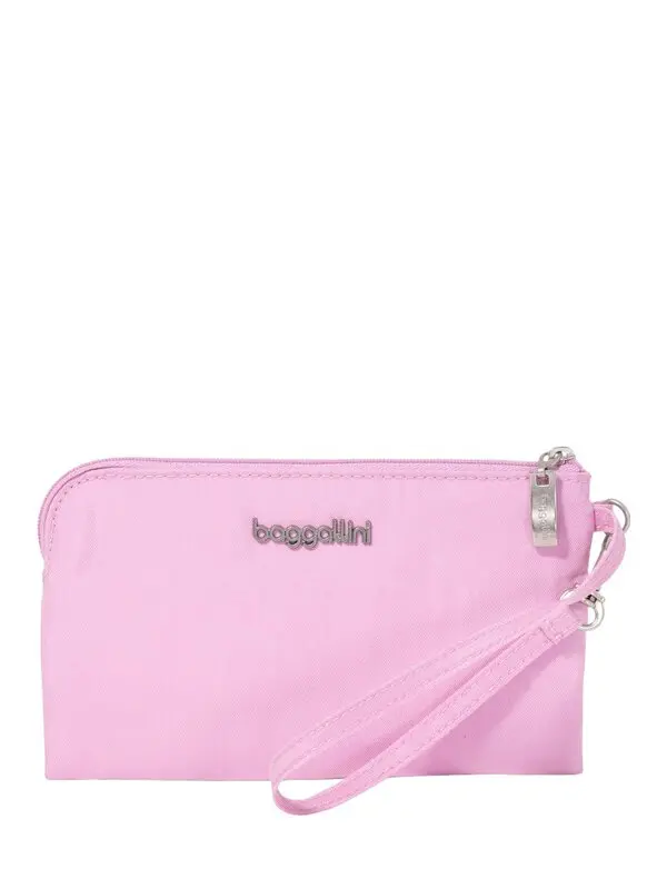 BAGGALLINI Rfid Wristlet Wallet - Hibiscus Pink