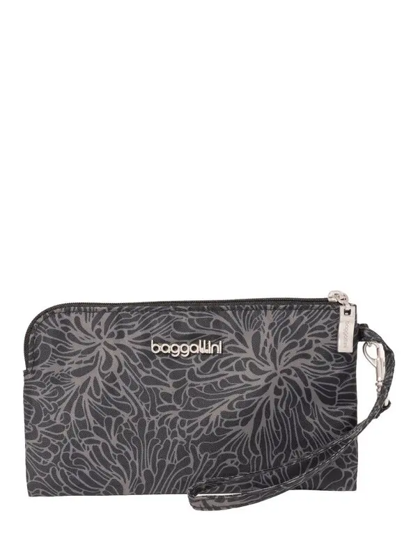 BAGGALLINI Rfid Wristlet Wallet - Midnight Blossom Print