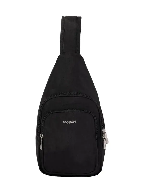 BAGGALLINI Modern Sling Bag With Emf Blocking Pouch - Black