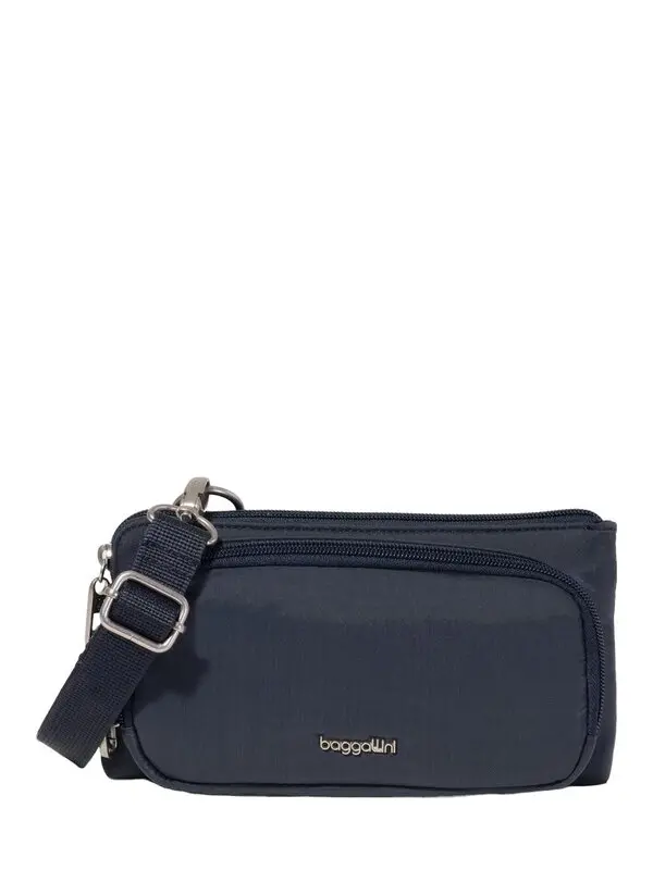 BAGGALLINI Securtex Anti-theft Mini Wallet Crossbody - French Navy