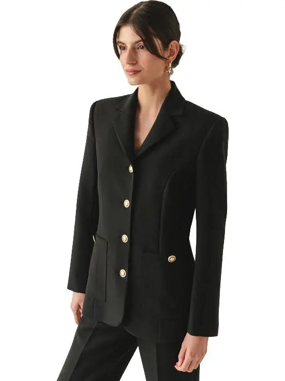 EXQUISE Veda Blazer - Black