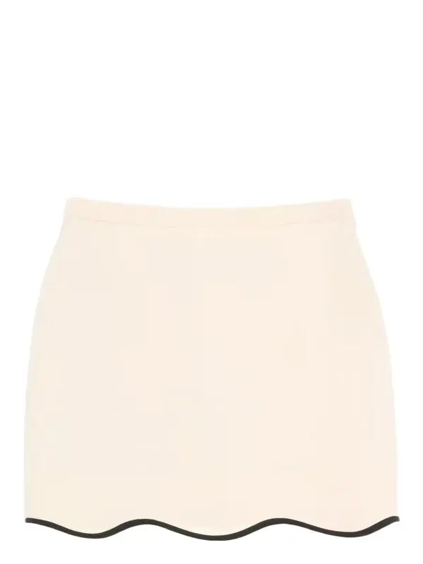 Valentino Garavani Crepe Couture Mini Skirt - Neutrals
