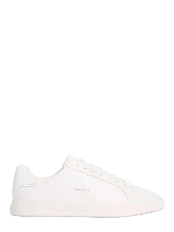 Calvin Klein Brooke Logo-print Lace-up Sneakers - White