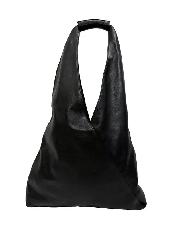 Brunello Cucinelli Leather Shoulder Bag With Monili Detail - Black