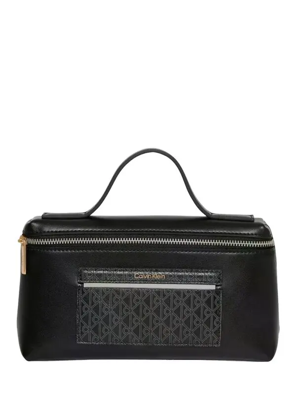 Calvin Klein Monogram Vanity Case - Black
