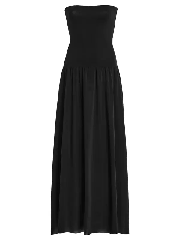 ERES Oda Strapless Jersey Maxi Dress - Black