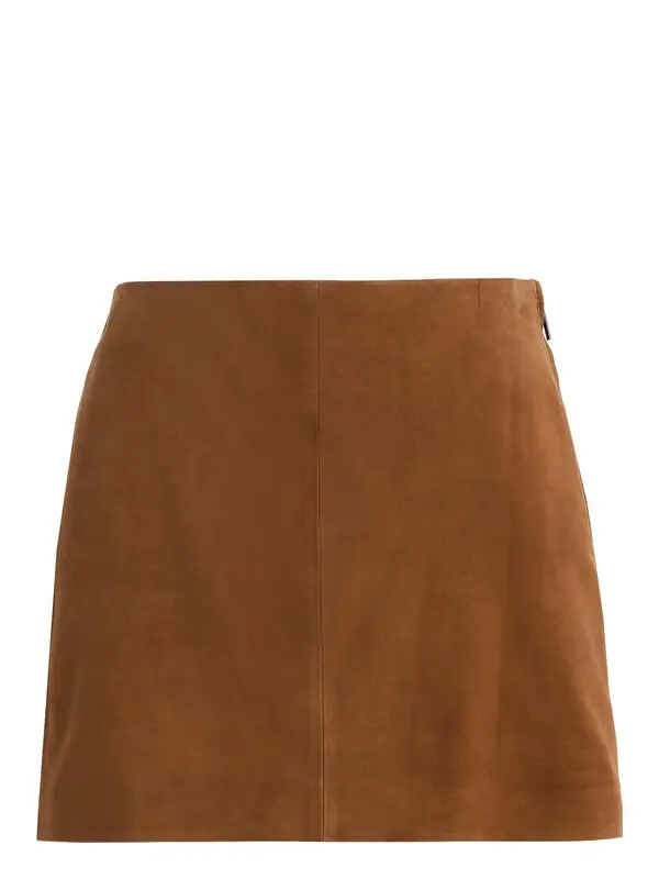 ARMA Suede Mini Skirt - Tan
