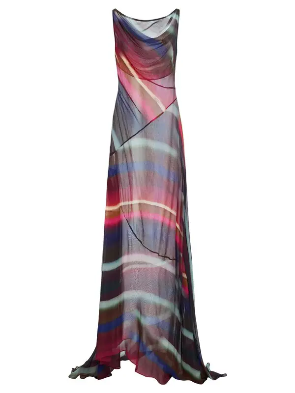 Christopher John Rogers Louie Striped Maxi Dress - Multi