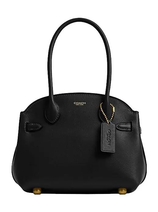 COACH Soft Empire 21 Leather Carryall Bag - Black