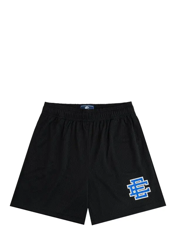 ERIC EMANUEL Mesh Logo Shorts - Black