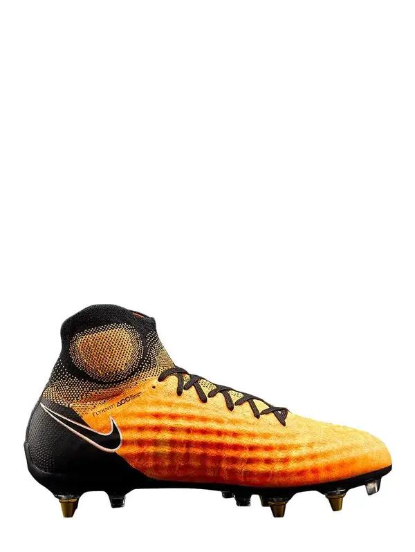 Nike Magista Obra 2 Flyknit Sg Pro Laser Cut Athletic Cleats - Orange