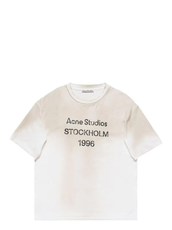 Acne Studios Logo T-shirt - White