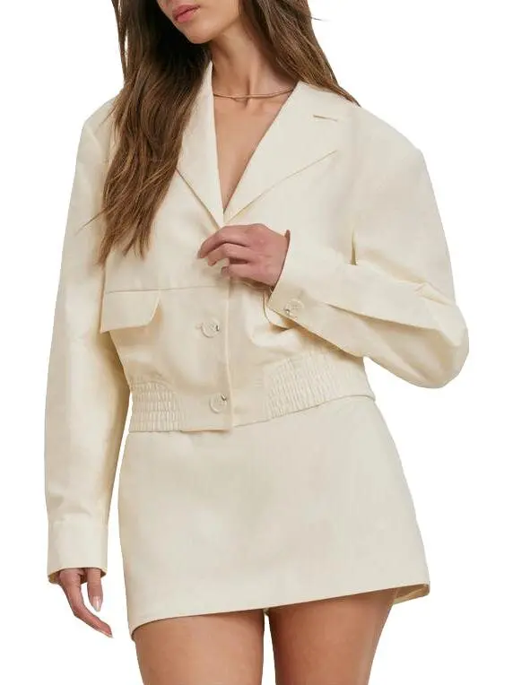 FAVORITE DAUGHTER The Farrah Cotton Jacket - Cream