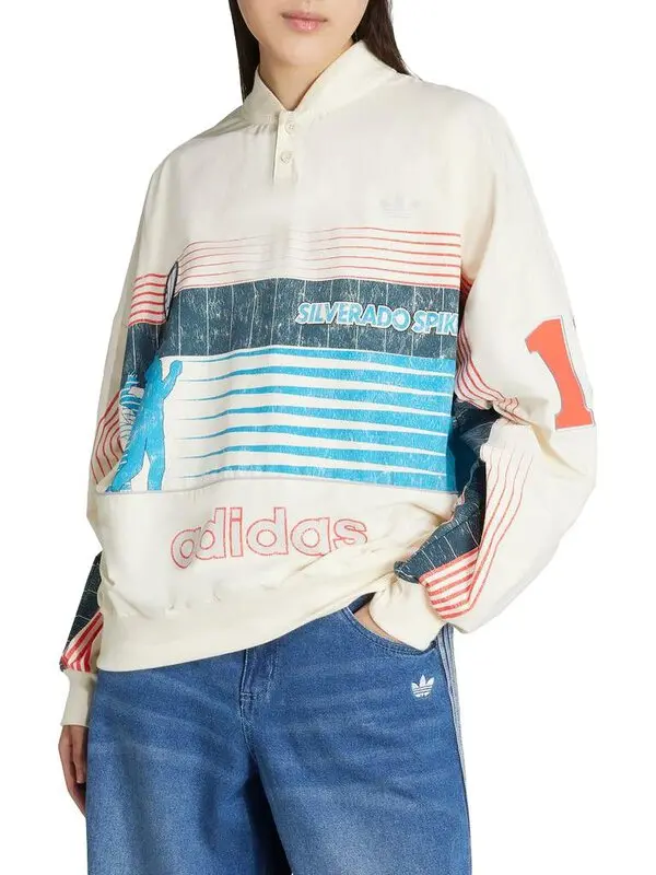 Adidas Silverado Spike Sweatshirt - Cream White