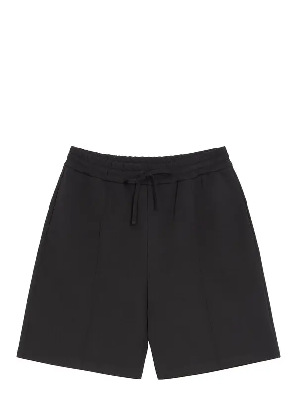 Valentino Garavani Jersey Vgold Shorts - Black