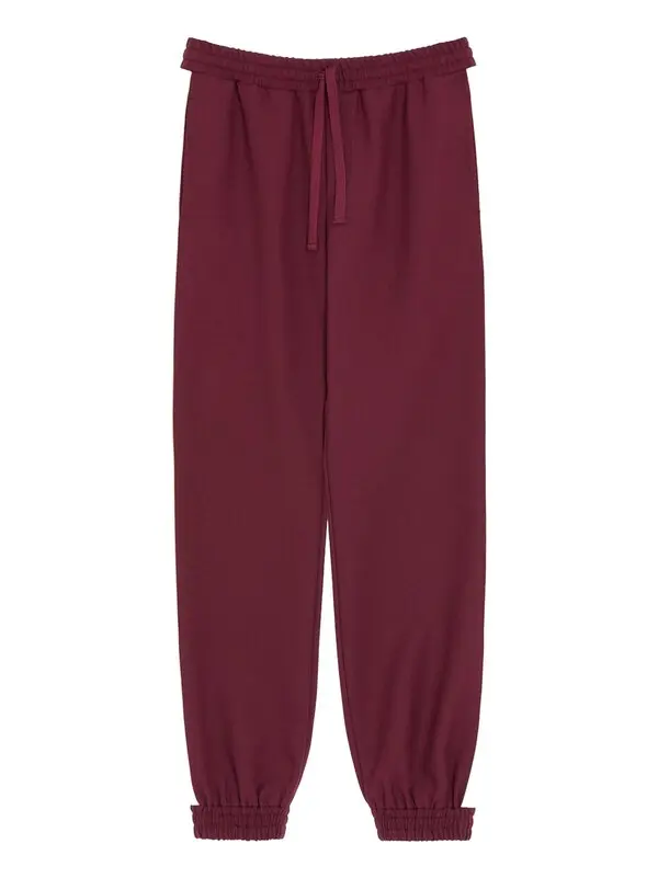 Valentino Garavani Cotton Jersey Vgold Sweatpants - Red
