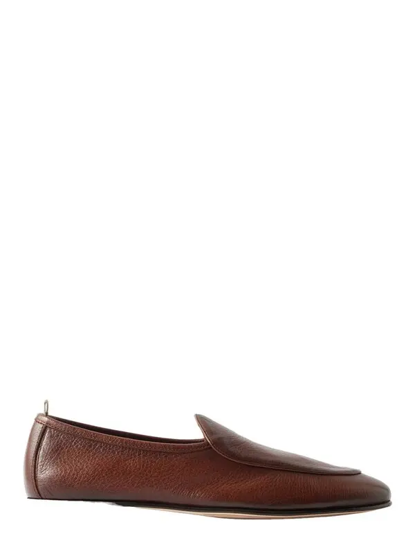 Officine Creative Oliver 006 Deerskin Loafers - Brown
