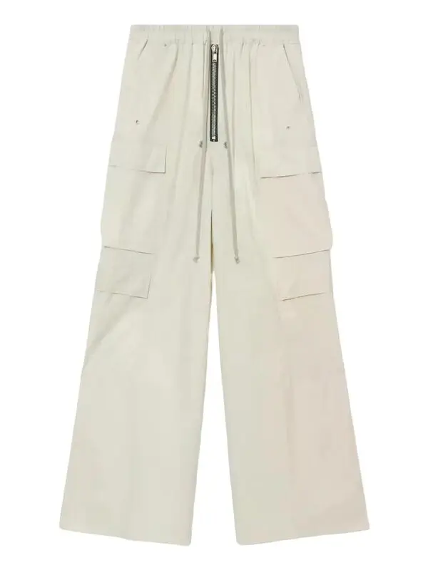 Rick Owens Wide Leg Cargo Pants - Neutrals