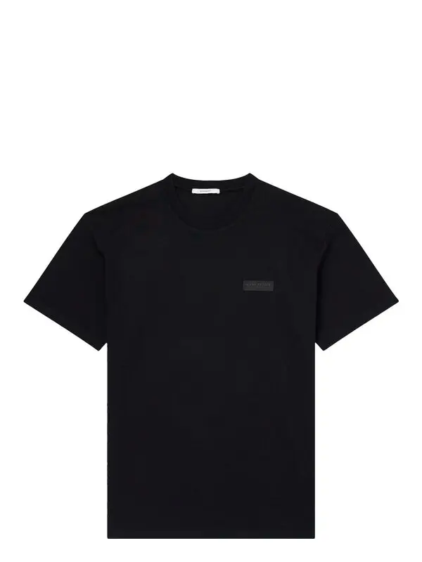 Givenchy Logo-appliquéd Cotton-jersey T-shirt - Black
