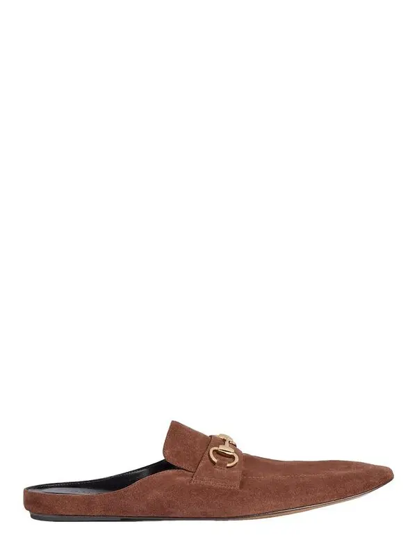 Gucci Suede Slipper - Brown