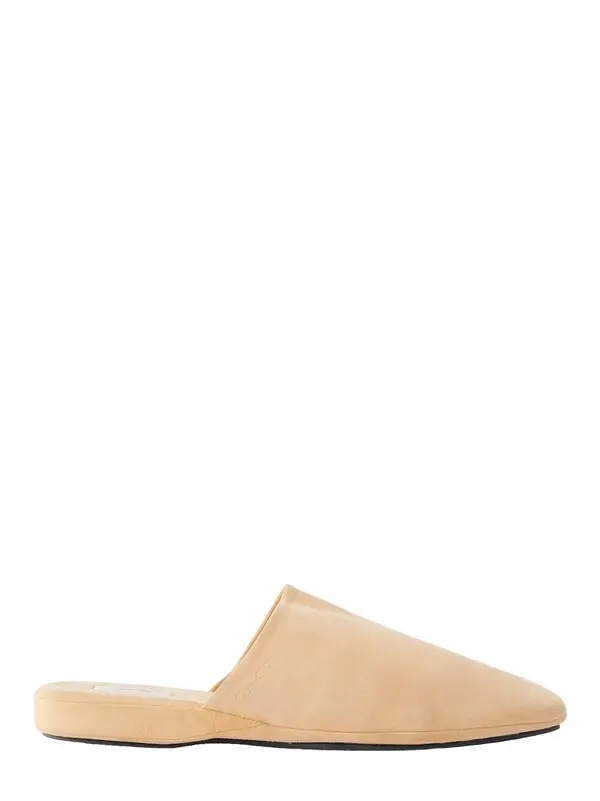 Calvin Klein Hugh" Suede Mules - Yellow