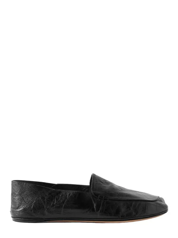 Calvin Klein Vela Leather Loafers - Black