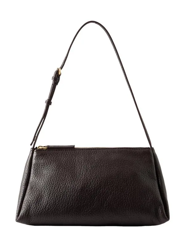 Calvin Klein Aurelis Textured-leather Shoulder Bag - Purple